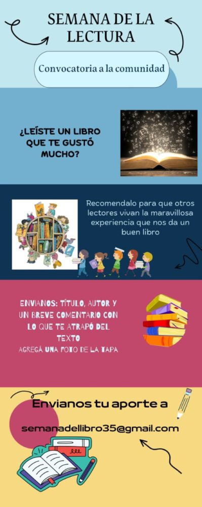 SEMANA DE LA LECTURA – I.S.F.D. y T. N° 35 "Prof. Vicente D'Abramo"